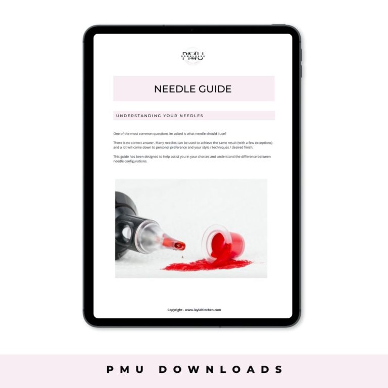 Quick Reference Needle Guide – The PMU Circle